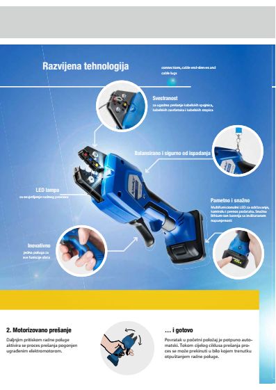 baterijski alat za presanje